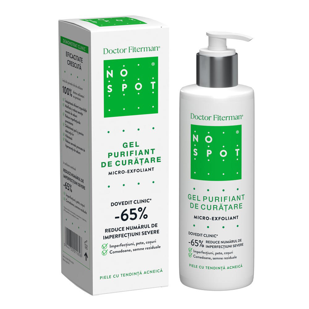 NO SPOT Gel purifiant de curățare x 200 ml - Doctor Fiterman