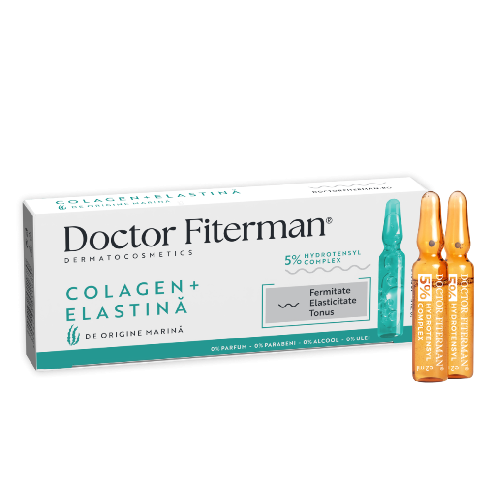 Doctor Fiterman COLAGEN + ELASTINĂ 10 fiole x 2 ml - Doctor Fiterman